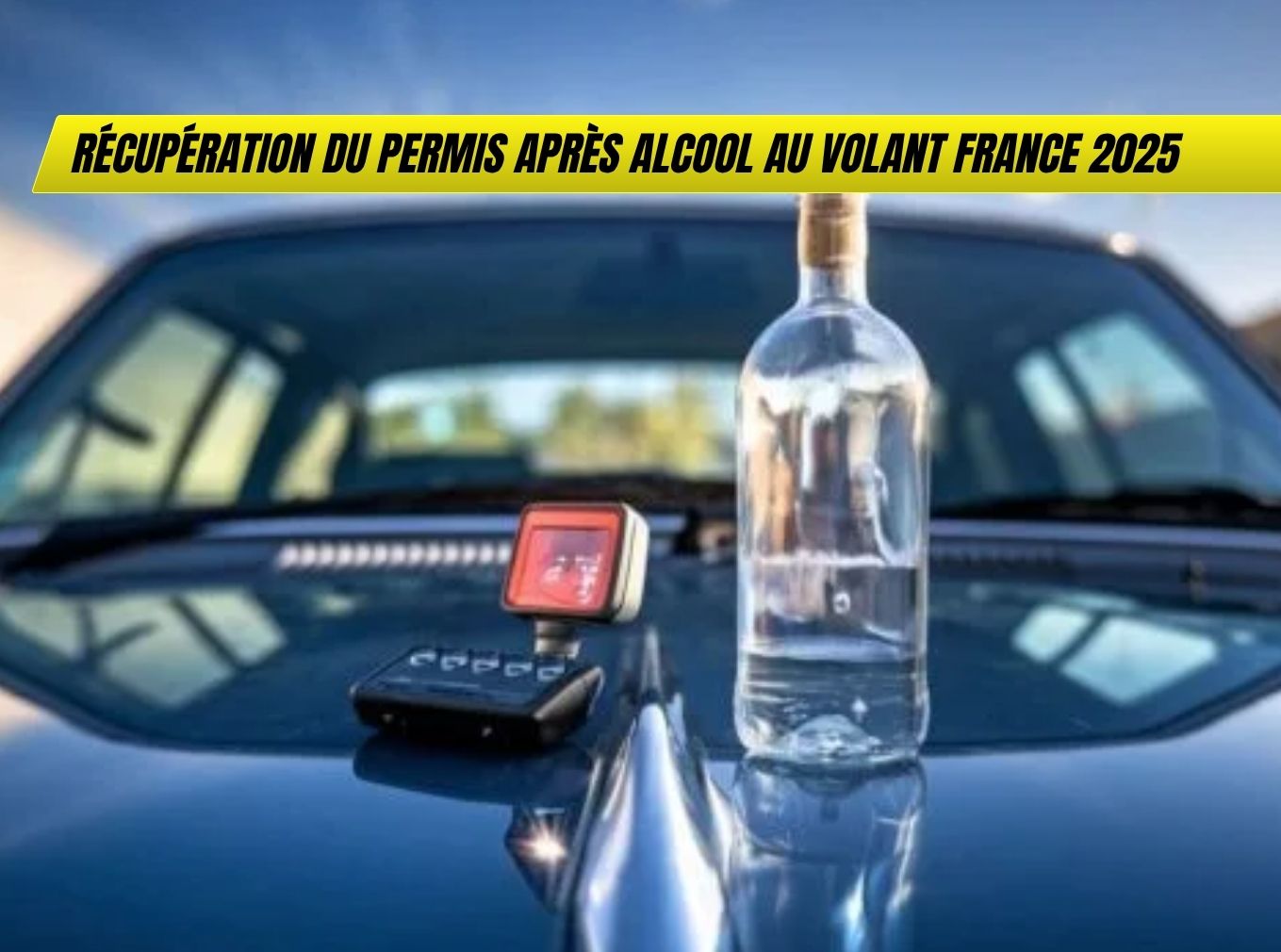 Récupération du permis après alcool au volant France 2025 : procédures ...